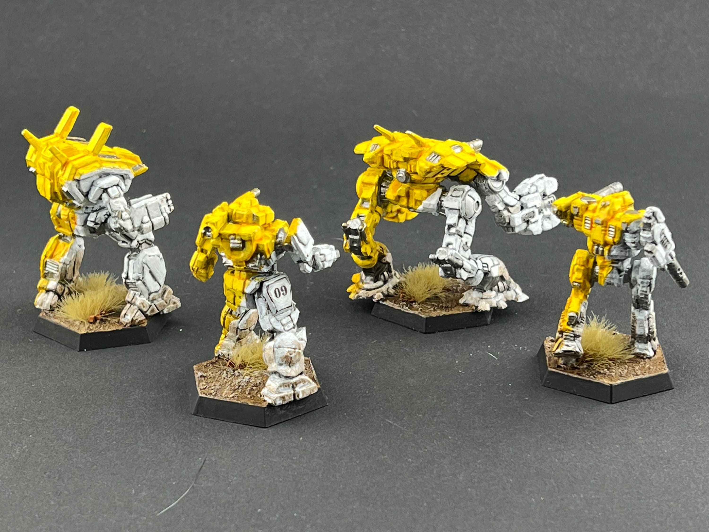 Battletech Painted Federated Suns, Dawn Guard, Custom Lance - Etsy