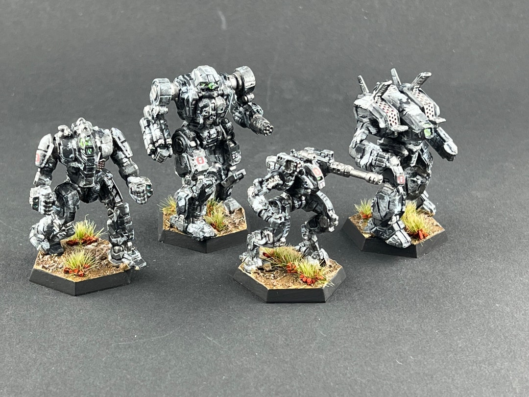 Battletech Painted, Gray Death Legion, Custom Lance - Etsy