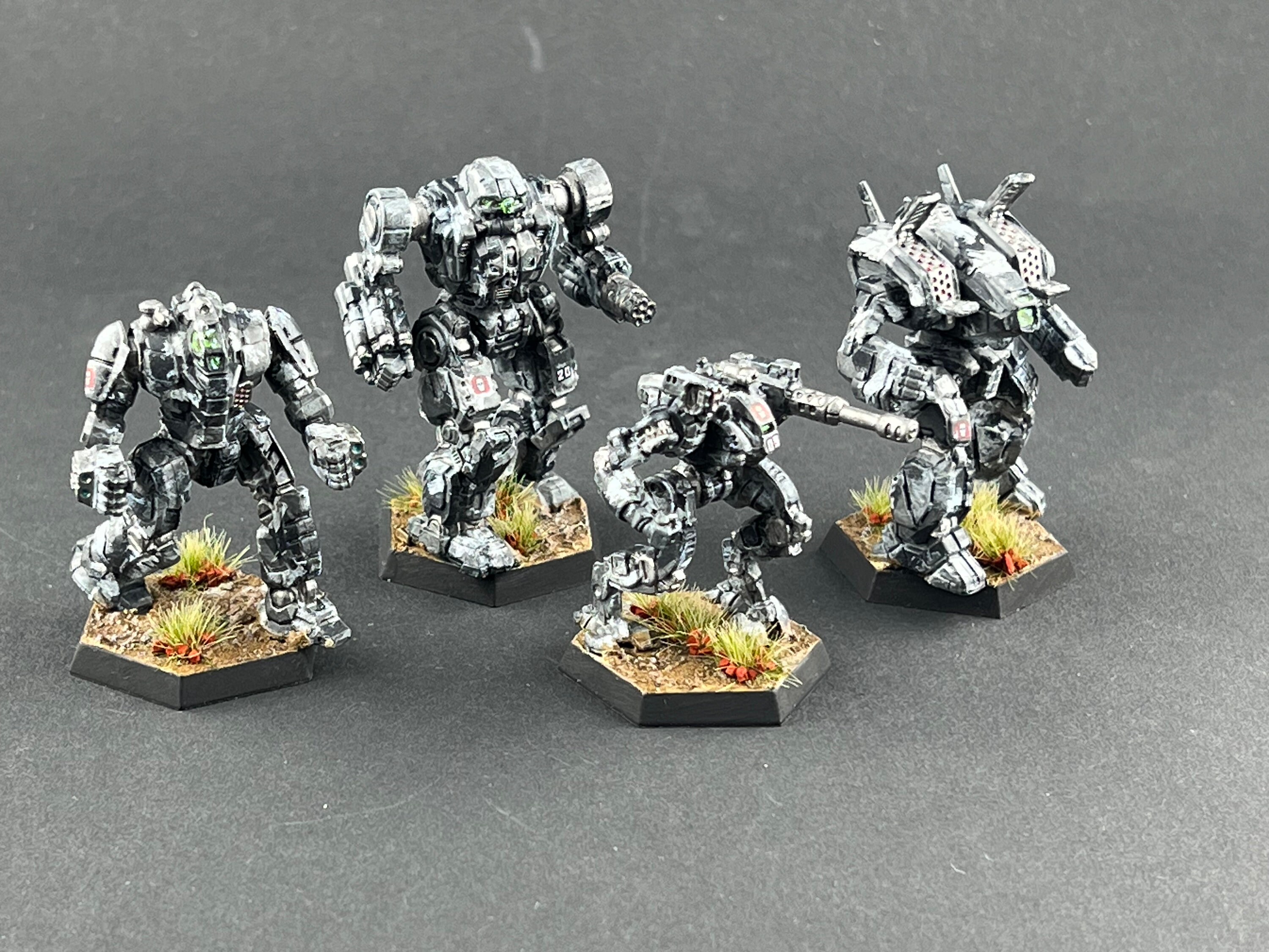 Battletech Painted, Gray Death Legion, Custom Lance - Etsy