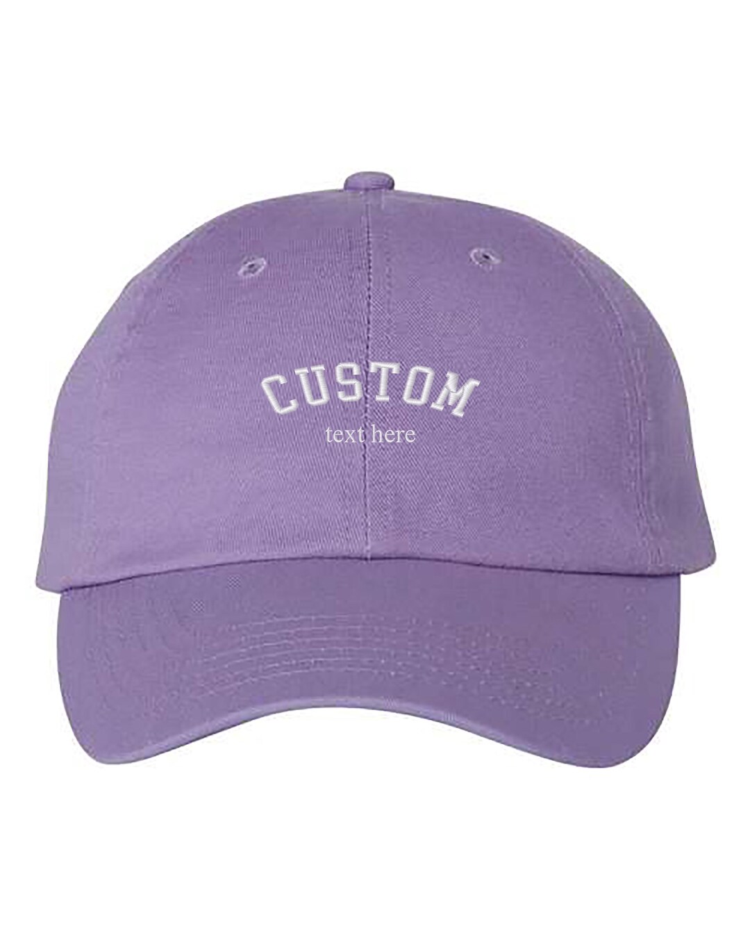 Embroidered Custom Baseball Hat, Custom Text Personalized Hat, Hat With ...
