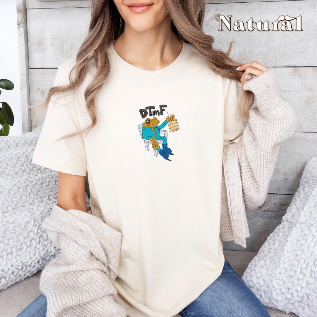 Embroidered DTMF Shirt, Debí Tirar Más Fotos Shirt, Latina Music Tee ...