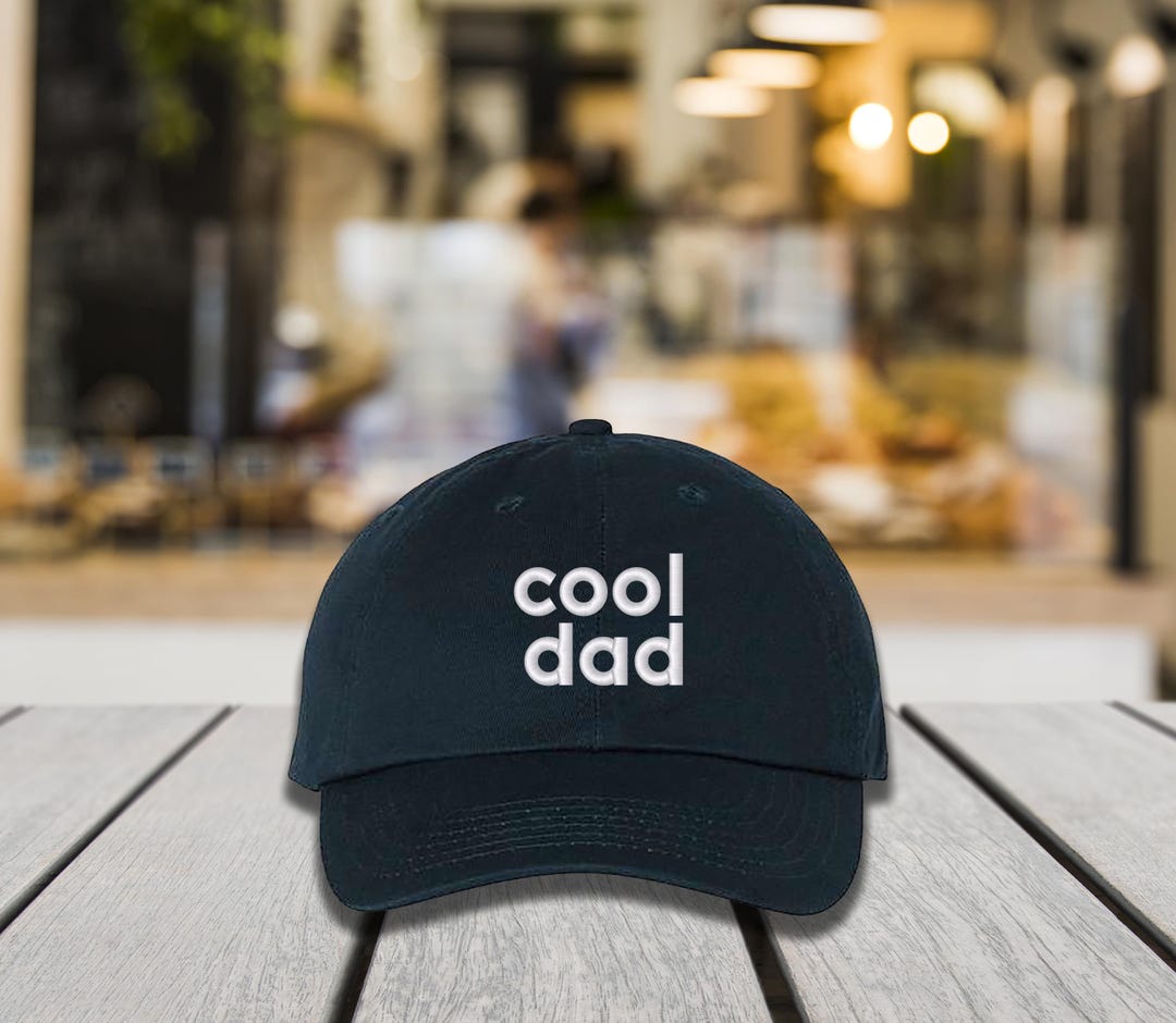 Embroidered Cool Dad Baseball Cap, Cool Dad Cap, Dad Cap, Cute Dad Hat ...