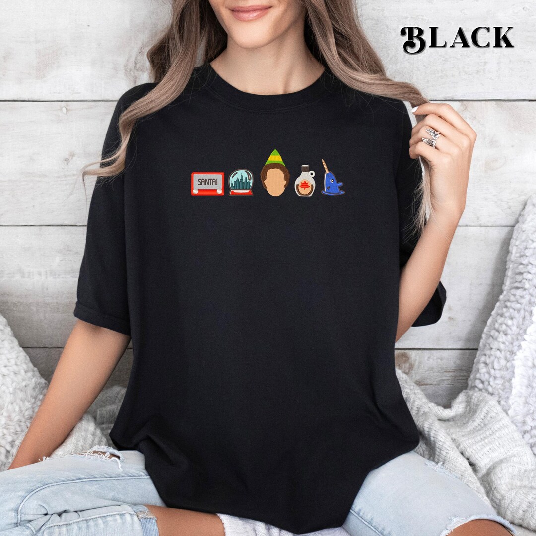 Embroidered Vintage Elf Christmas Movie Shirt, Xmas Classic Movie 90s ...