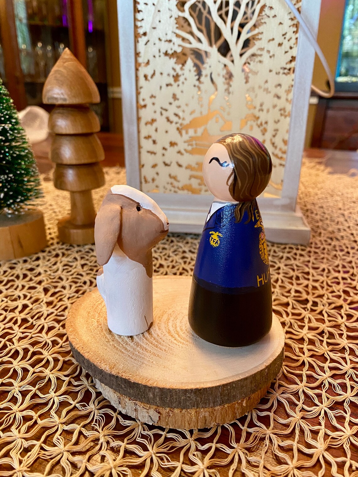 FFA Peg Doll | FFA Animal | Custom Peg Doll | FFA Gift | Portrait Peg ...