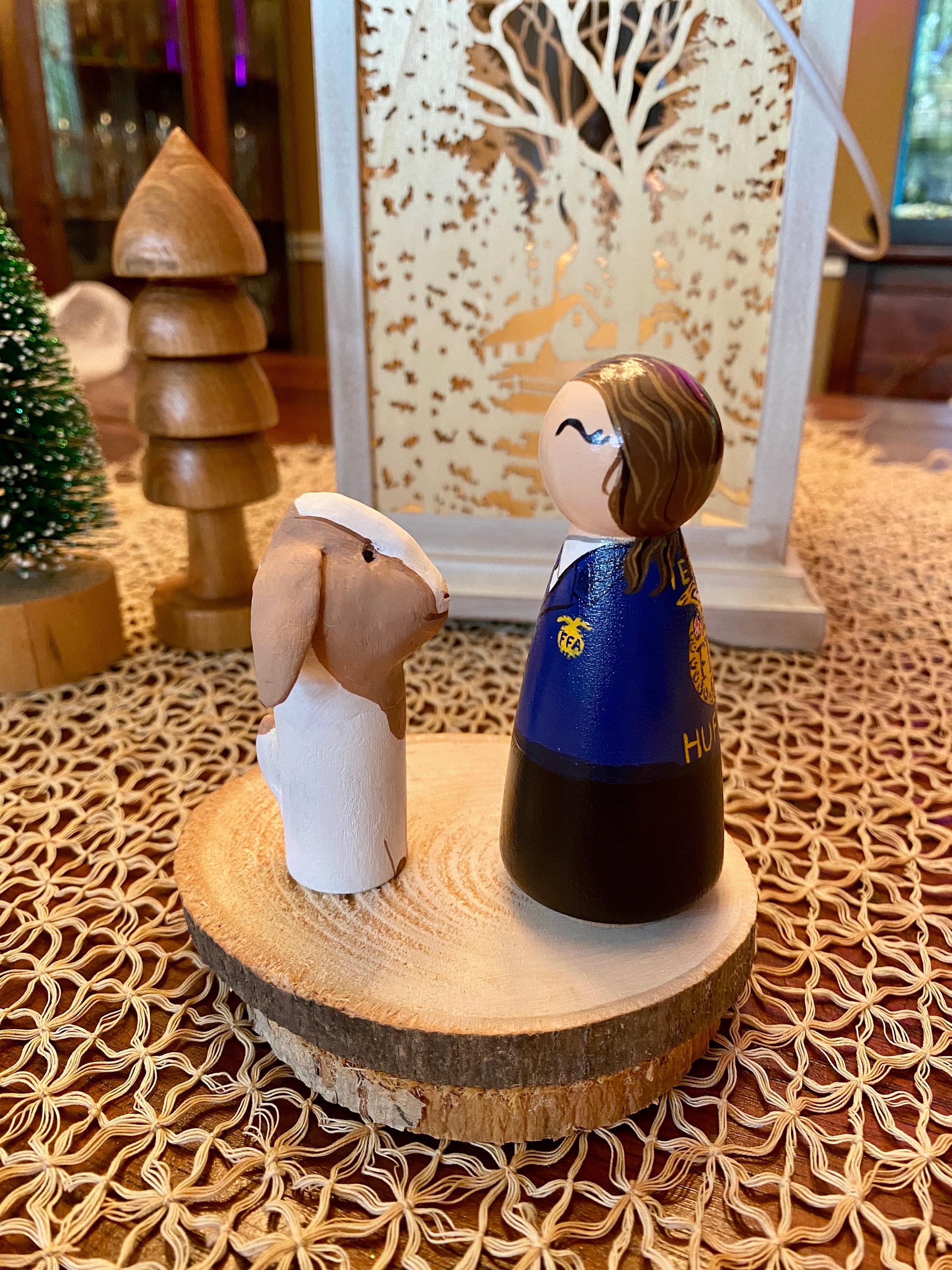 FFA Peg Doll | FFA Animal | Custom Peg Doll | FFA Gift | Portrait Peg ...