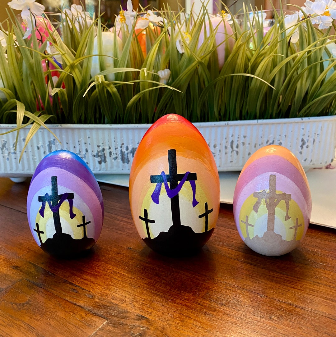 Easter Egg | Wooden Egg | Painted Egg | Easter Basket |easter ...