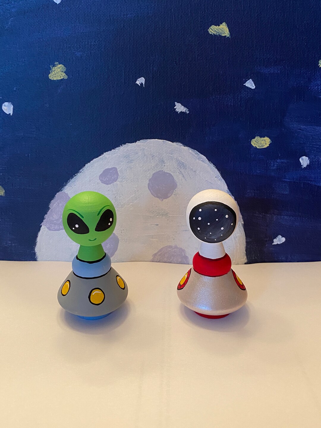 Space Peg Doll | Astronaut Peg Doll | Alien Peg Doll | Space Toy - Etsy
