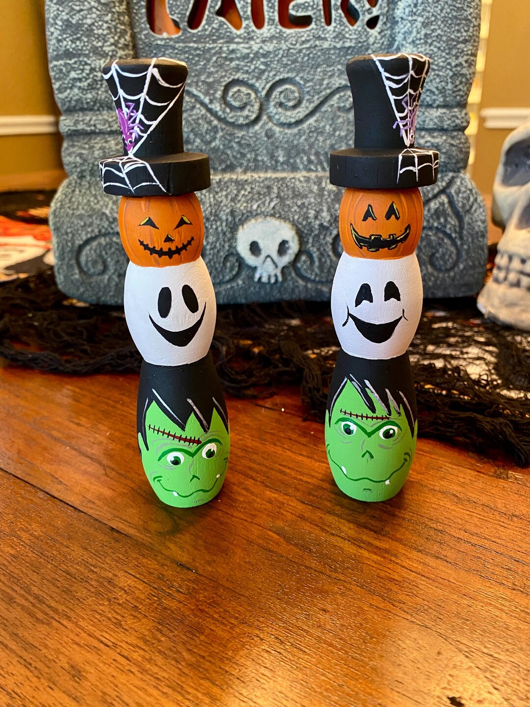 Halloween Peg Doll | Halloween Decor | Monster Peg Doll | Halloween Toy ...