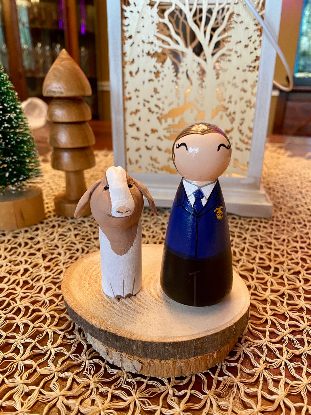 FFA Peg Doll | FFA Animal | Custom Peg Doll | FFA Gift | Portrait Peg ...