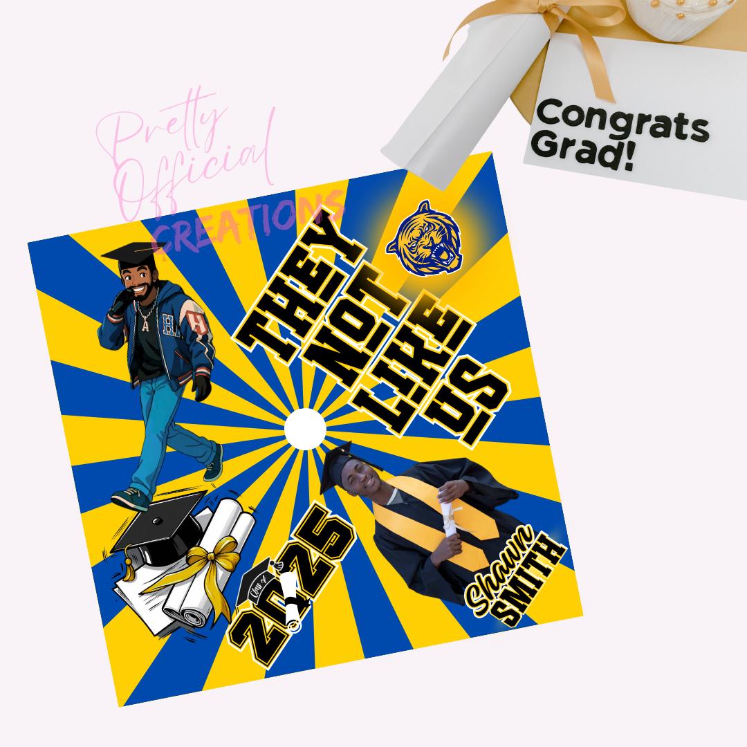 Graduation Cap Topper| Class of 2025 | Personalized Grad Keepsake ...