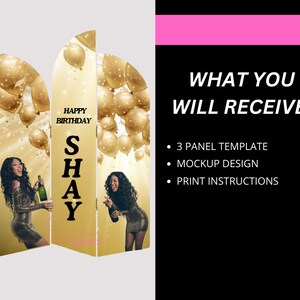 Hobby Lobby Panel Template and Mock-up| 3 Panel Arch Template | Hobby ...