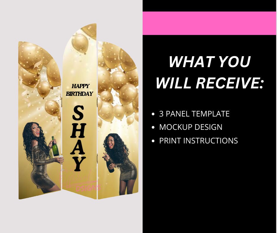 Hobby Lobby Panel Template and Mock-up| 3 Panel Arch Template | Hobby ...