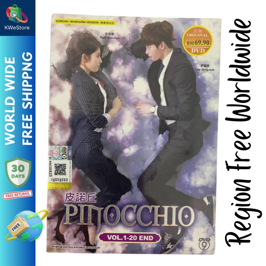 Korean Drama DVD Pinocchio Vol.1-20 END English Subtitle All Region - Etsy