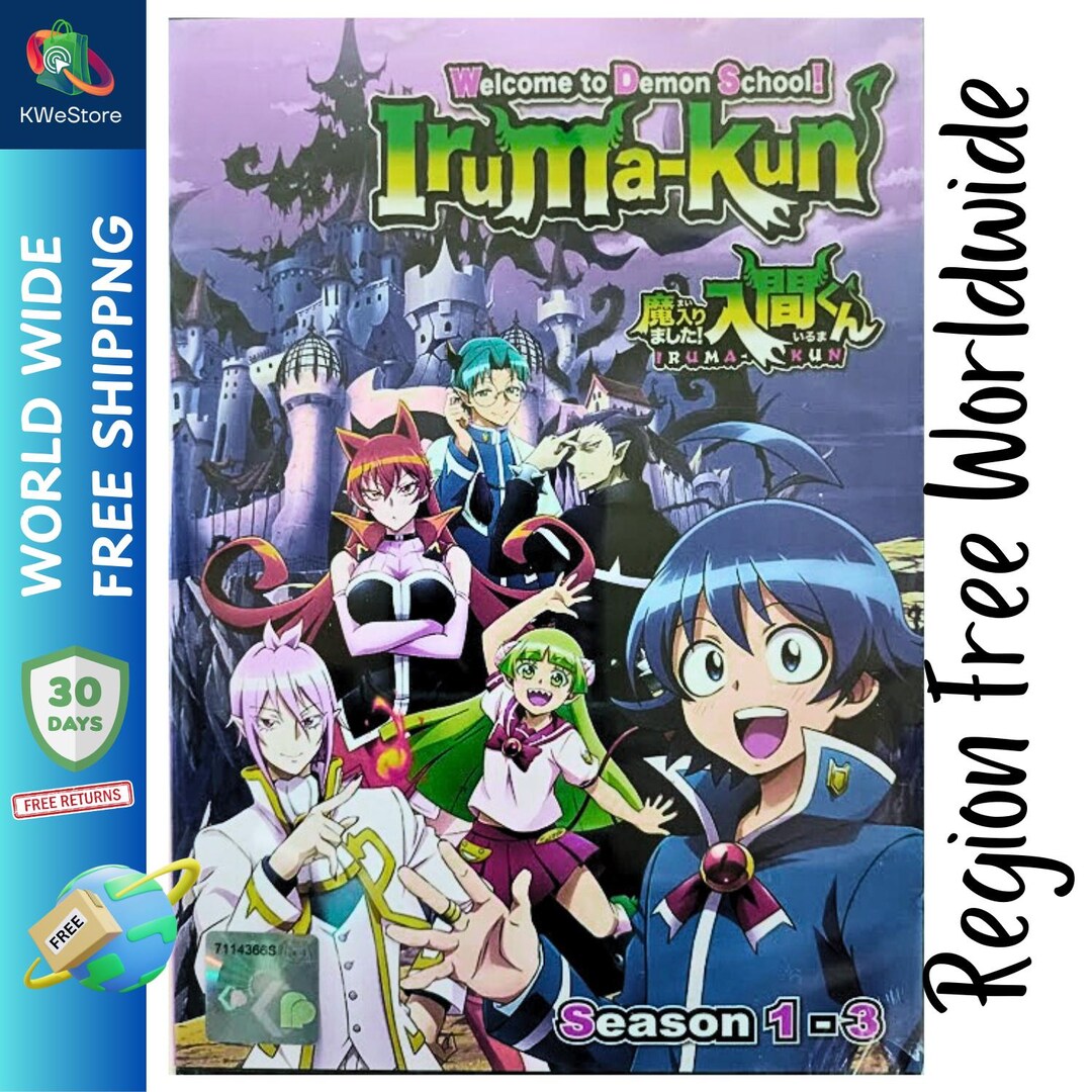 DVD Anime Iruma-kun S1-3 Free Ship - Etsy