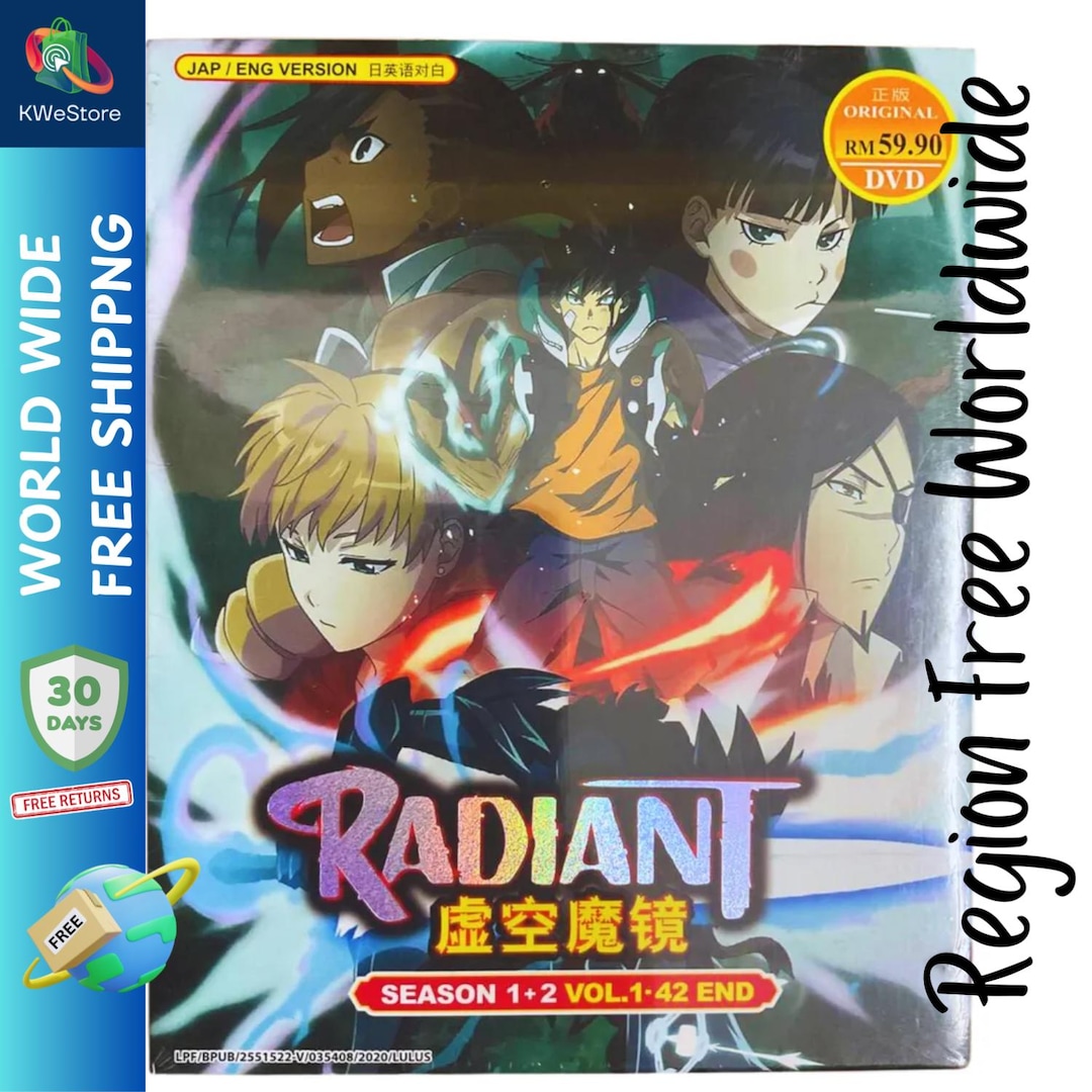DVD Anime RADIANT Complete TV Series Season 1+2 (1-42) English Dub All ...