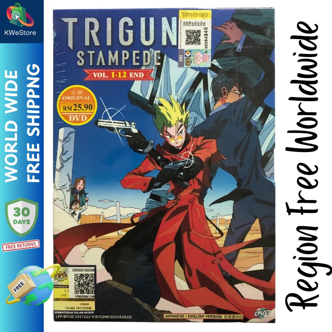 DVD Anime! Trigun Stampede Complete TV Series (1-12 End) English Dubb ...