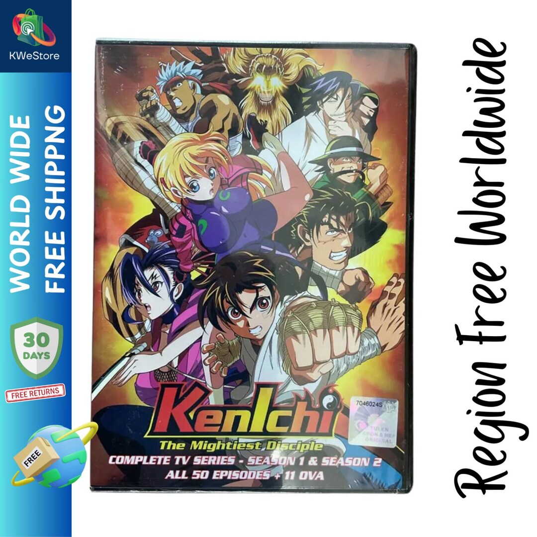 Kenichi the Mightiest Disciple Season 1+2 +11 OVA Japanese Anime DVD ...