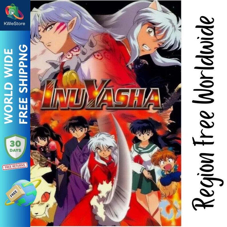 Inuyasha Hanyo No Yashahime vol.1-241 END & 4 Movies Anime DVD eng Dub ...