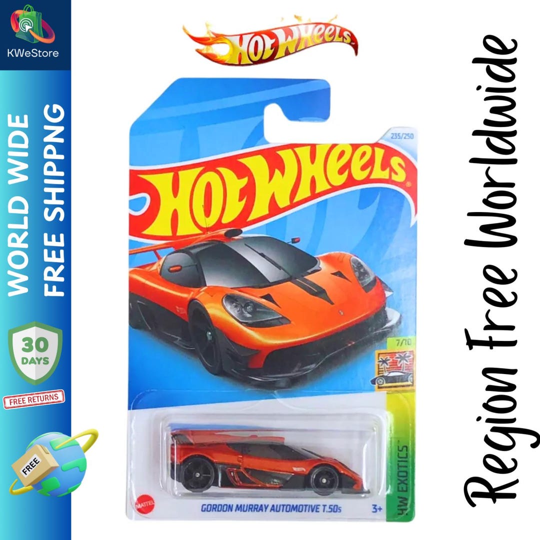 New Hot Wheels HW EXOTICS # Gordon Murray Automotive T.50s Free Ship - Etsy