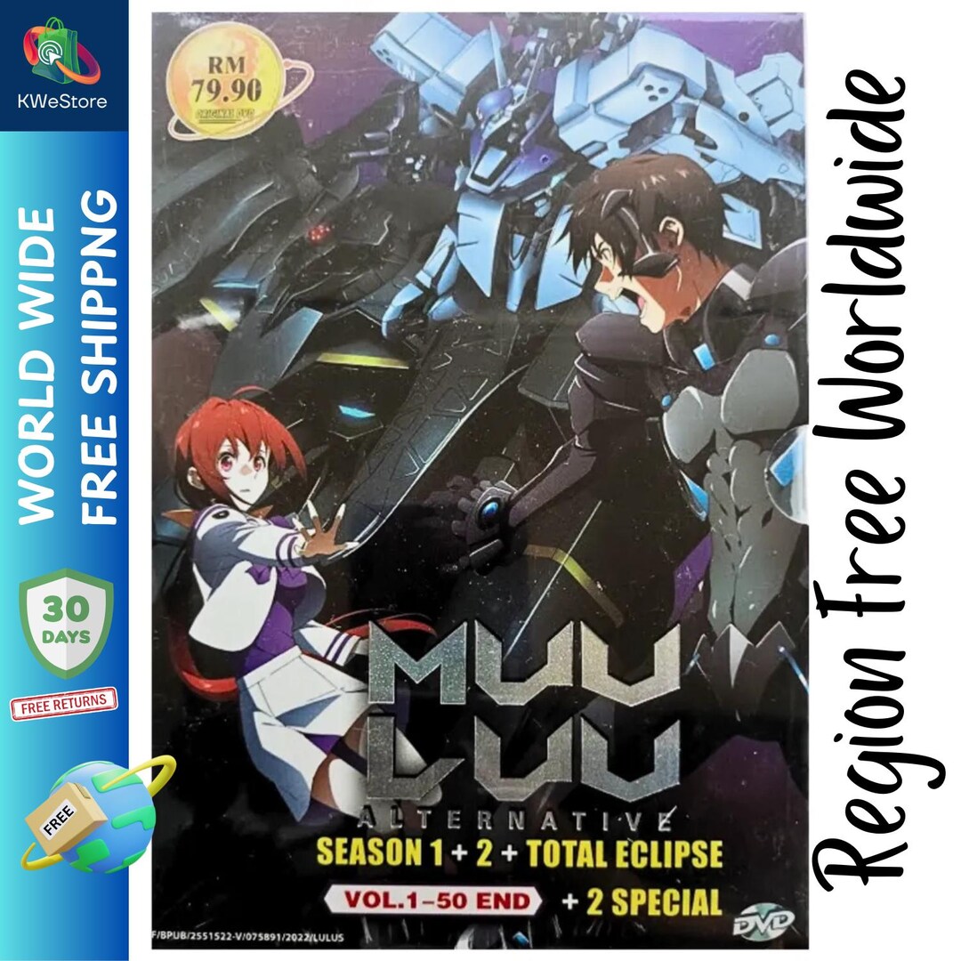 DVD Anime Muv-luv Alternative Season 1+2+total Eclipse 1-50 End English ...