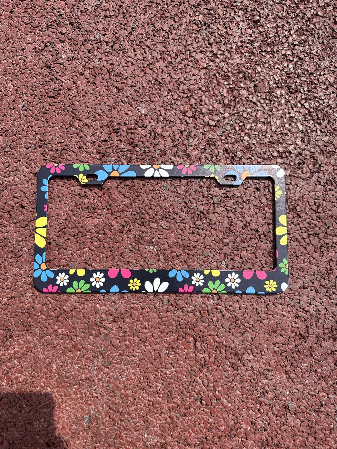 Hippie Flower License Plate Holder Cute Daisy Flower License Plate ...