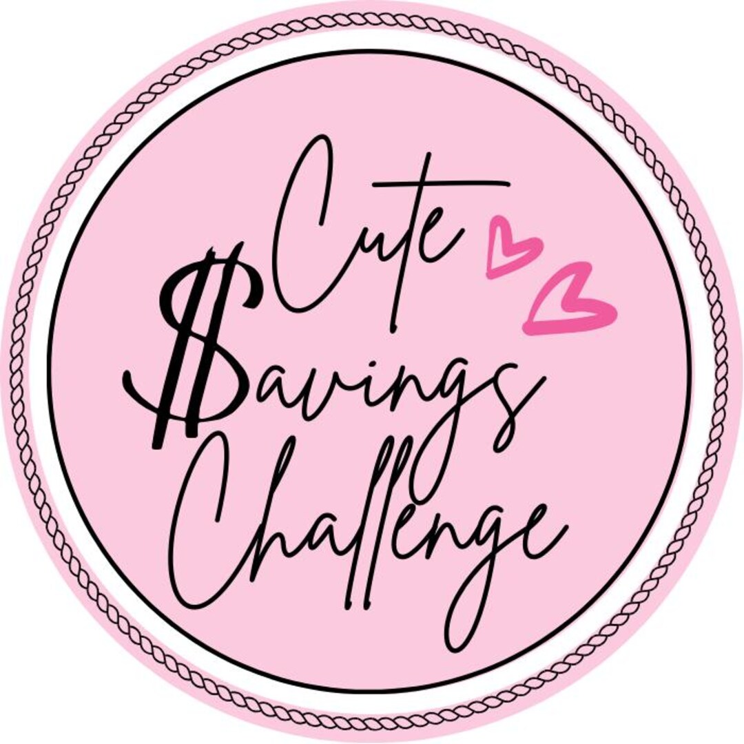 Cute Savings Challenge Bundle - Etsy