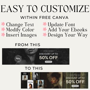 Etsy Banner Template Master Resell Rights Shop Banner for Digital ...