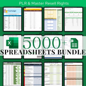 Excel Template Bundle Business Taxes Organizing Spreadsheets Resell ...