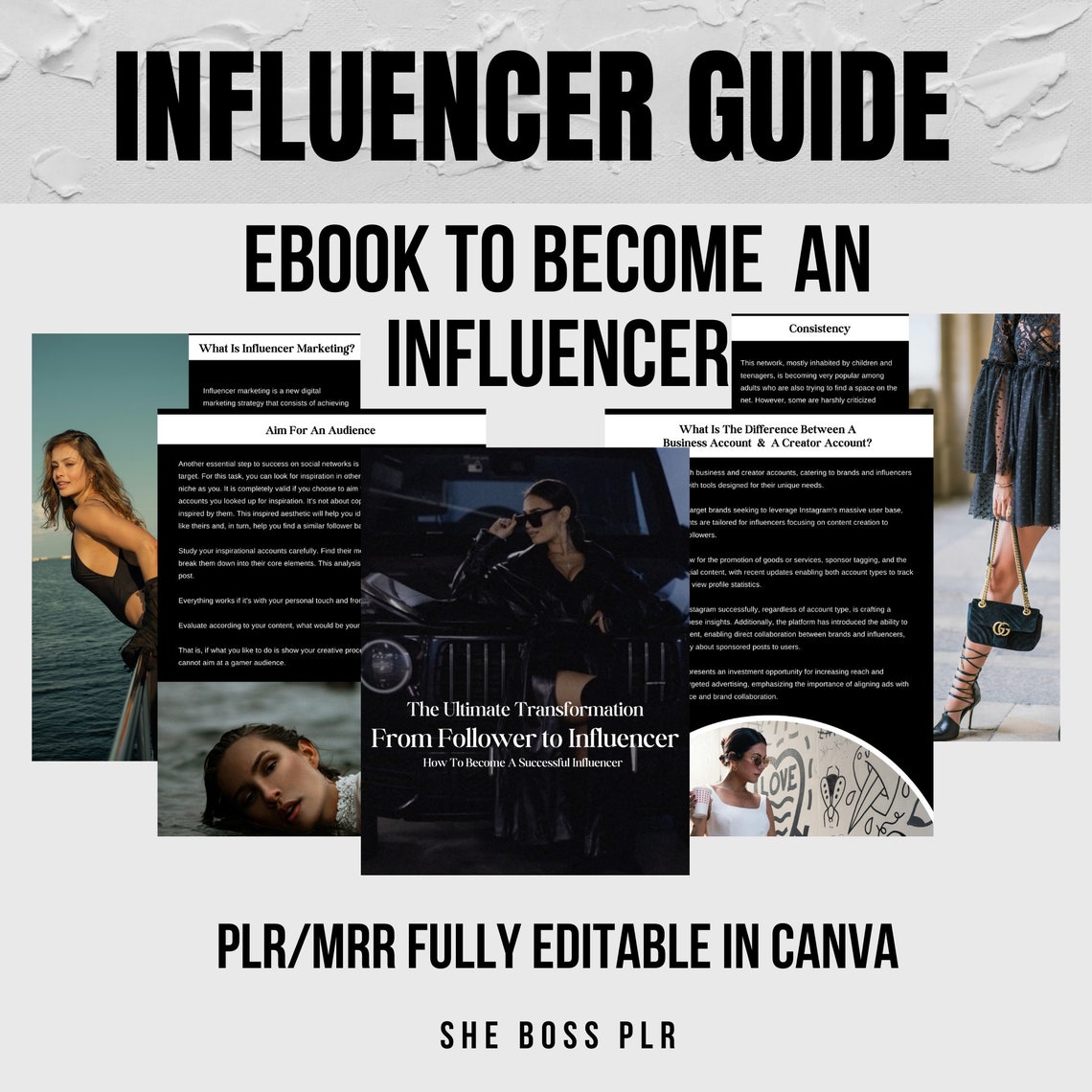 Instagram Influencer Guide & Media Kit Template: MRR Resell Rights ...