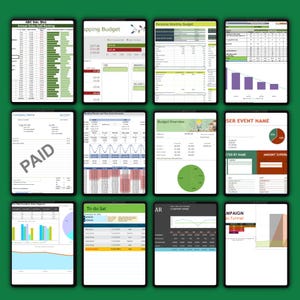Excel Template Bundle Business Taxes Organizing Spreadsheets Resell ...