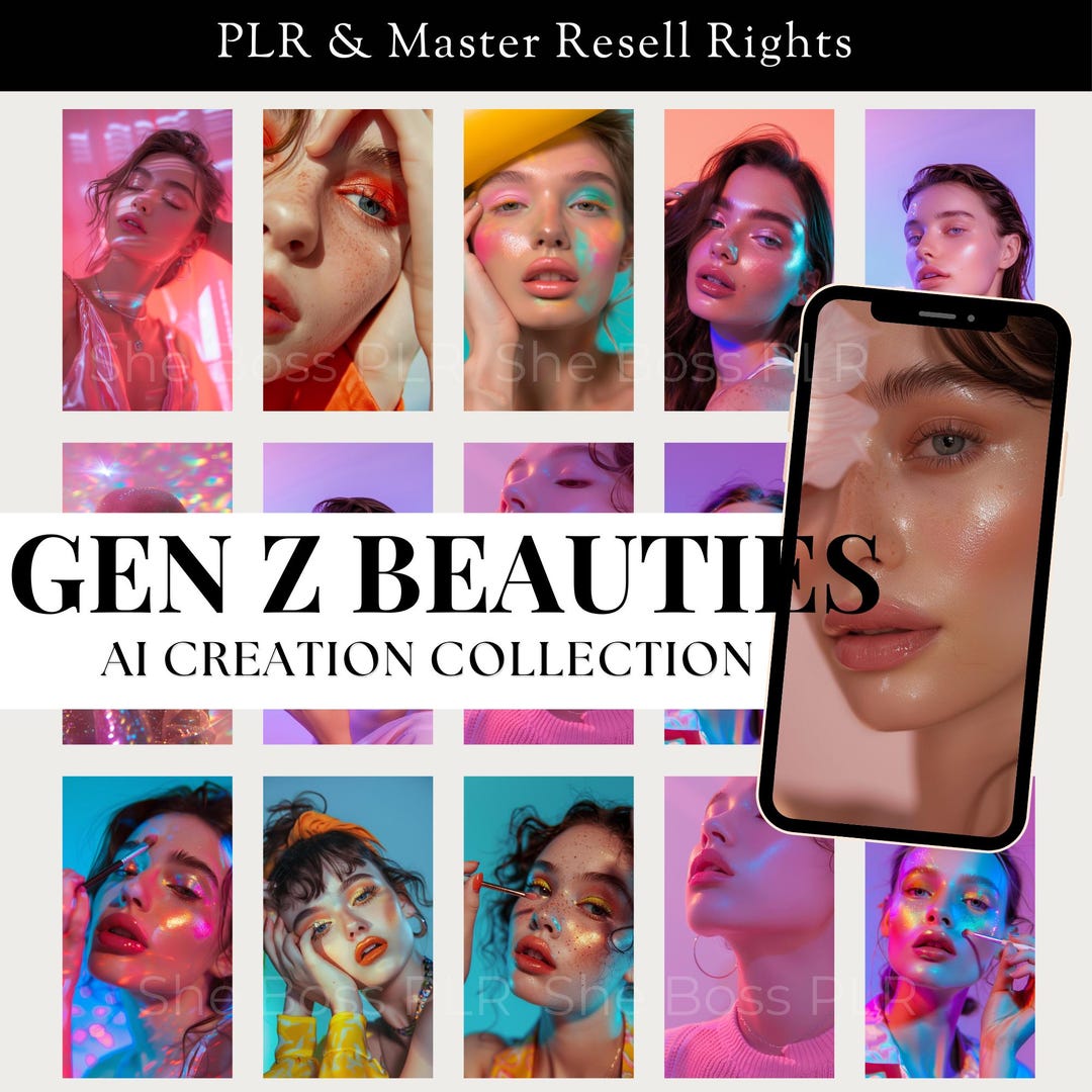 Gen Z Stock Photos Aesthetic Stock Images Master Resell Rights Faceless ...