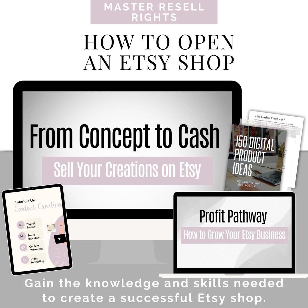 How to Start an Etsy Shop Sell on Etsy Start an Etsy Shop Digital ...