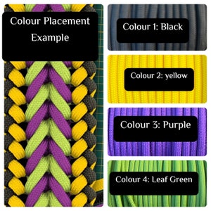 Custom Paracord Collar - Four Colour Happiness Collar With Biothane ...