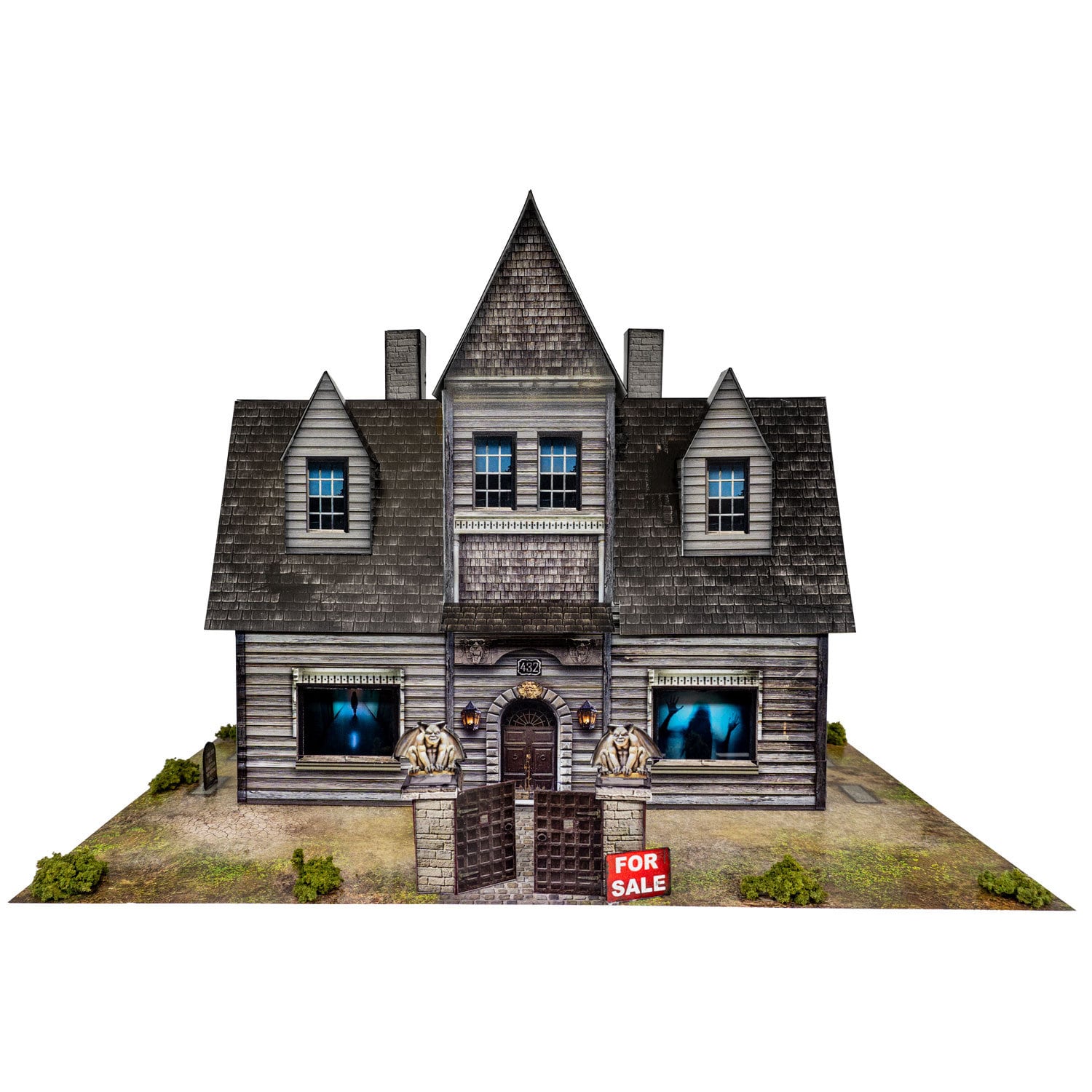 BK 6471 1:64 Scale "haunted House" Photo Real Scale Building Kit - Etsy