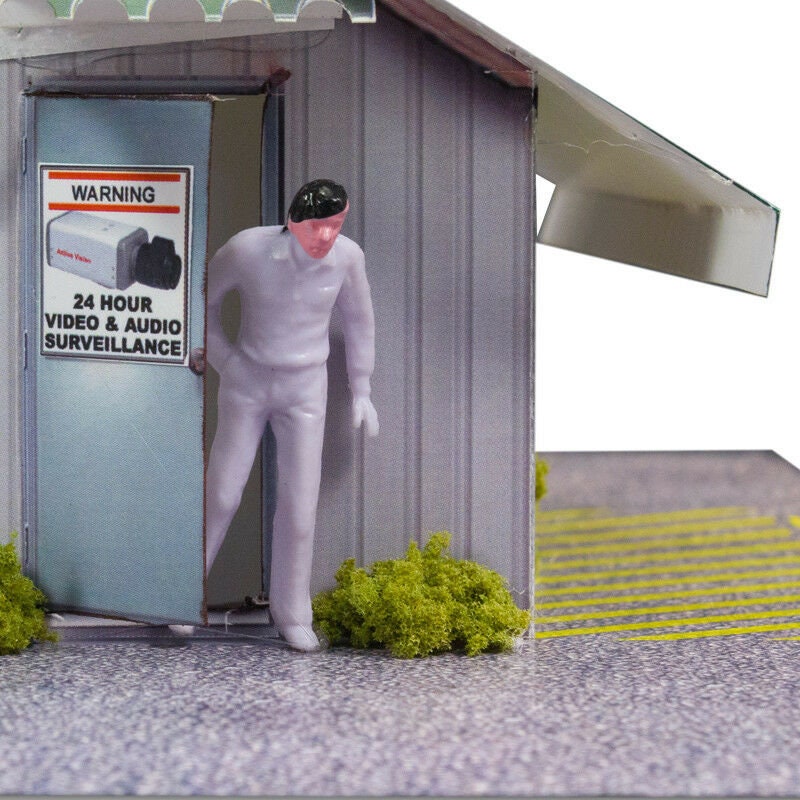 Bk 4810 1:48 Scale commercial Steel Garage Photo Real Scale Building ...