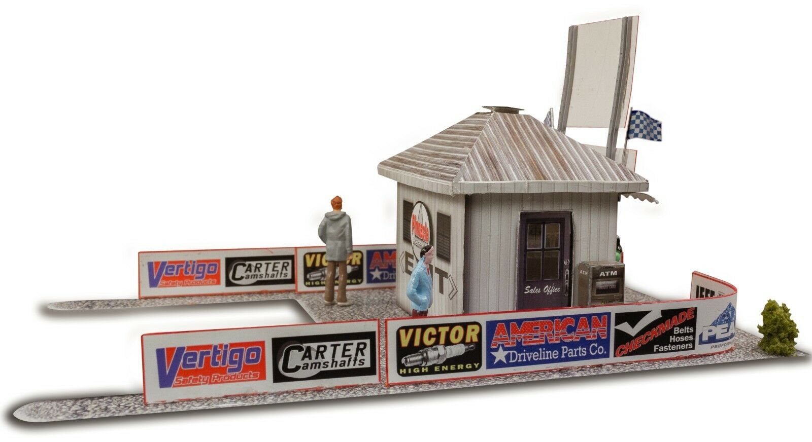 Bk 4806 1:48 Scale ticket and Gate Entrance Photo Real Scale Building ...