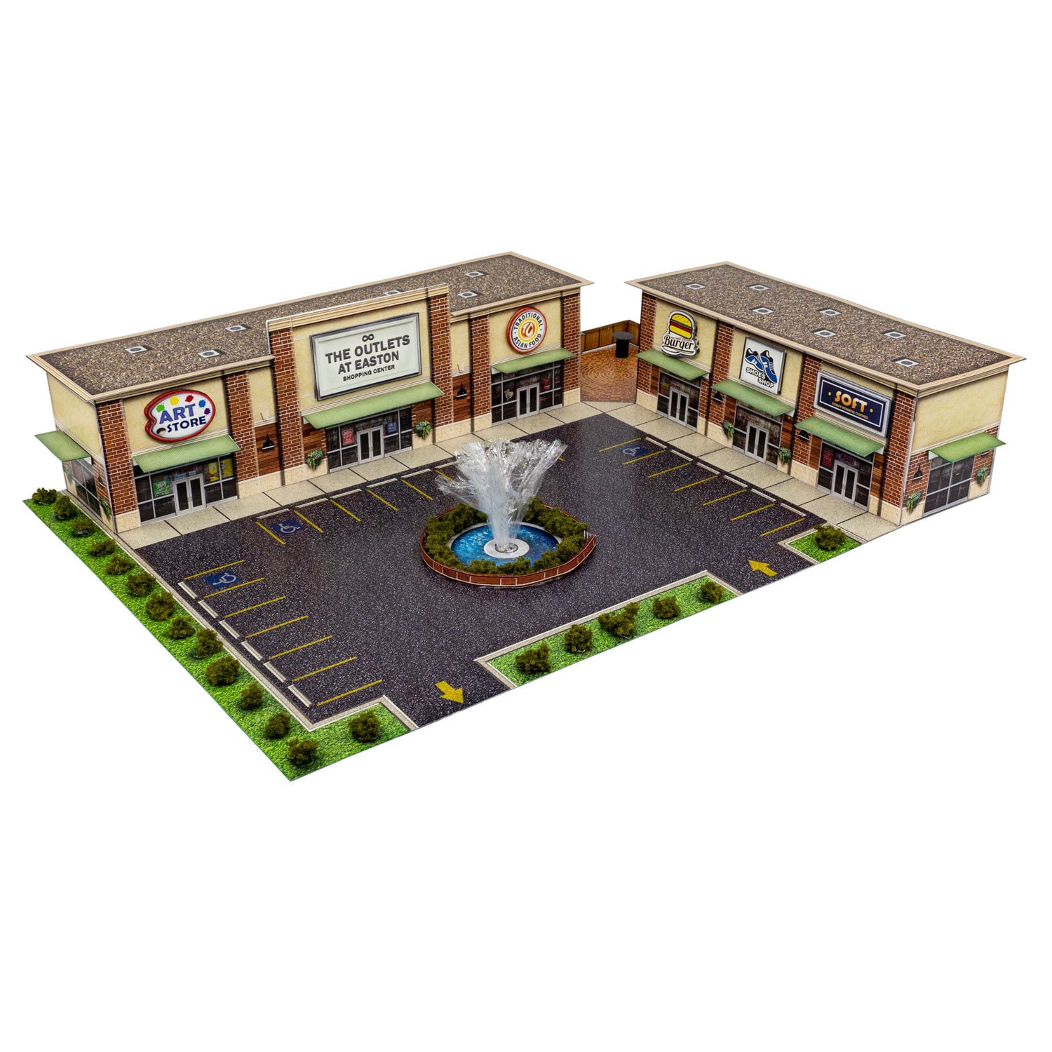BK 2105 1:220 Z Scale "outlet Mall" Photo Real Scale Building Kit - Etsy