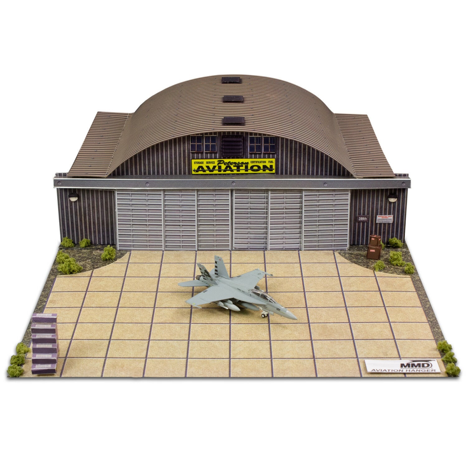 1/72, 1/64 Ho Scale Aircraft Hangar Model Scenery Diorama Photo Real ...