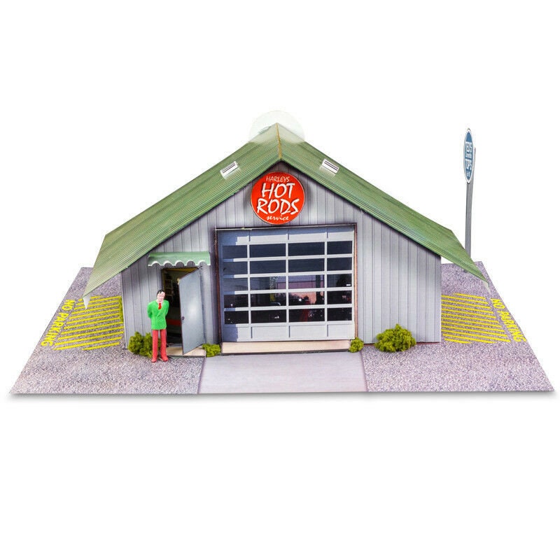 Bk 4810 1:48 Scale "commercial Steel Garage" Photo Real Scale Building ...