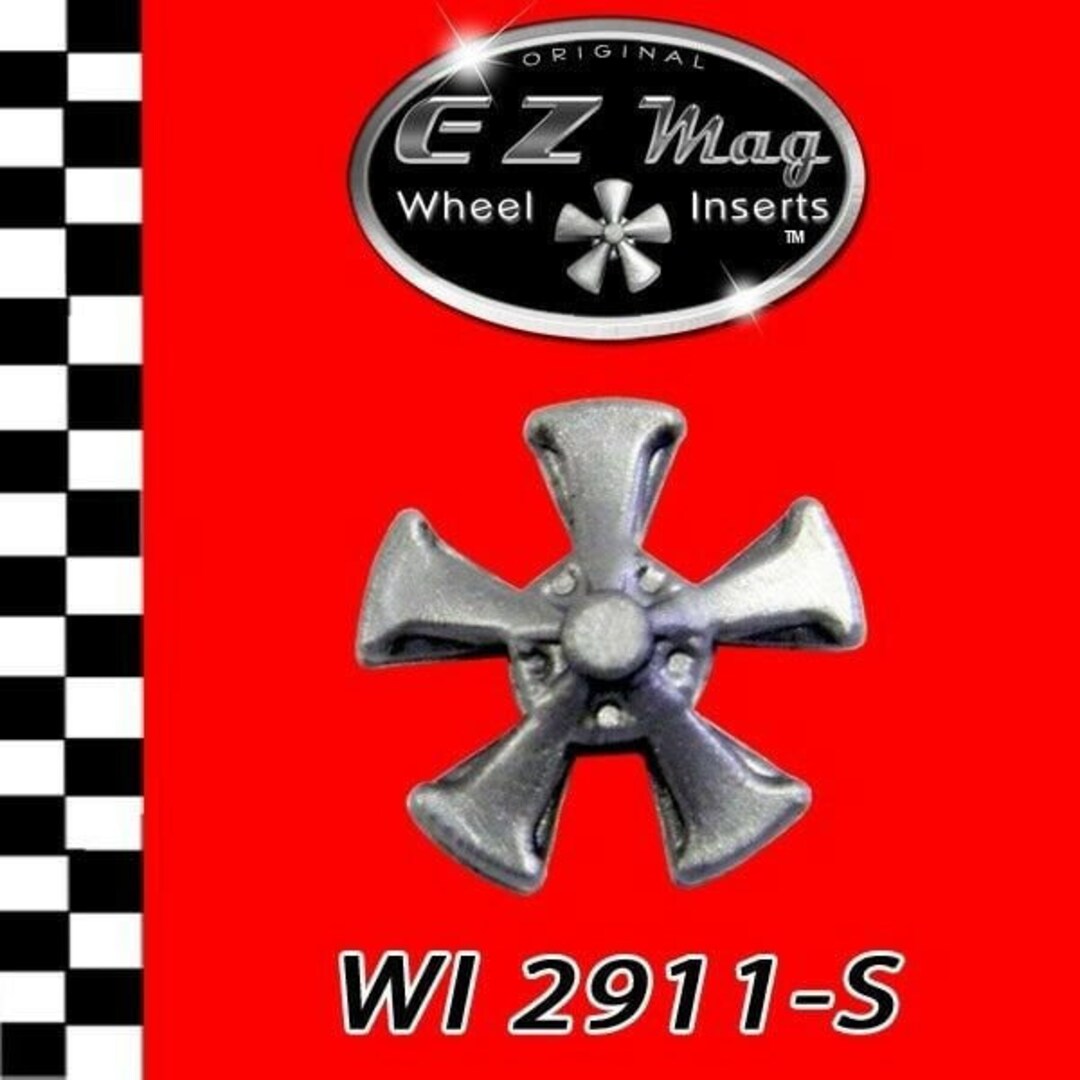 Silver Five Spoke Classic "keystone Style" Ez Mag Wheel Inserts - Etsy