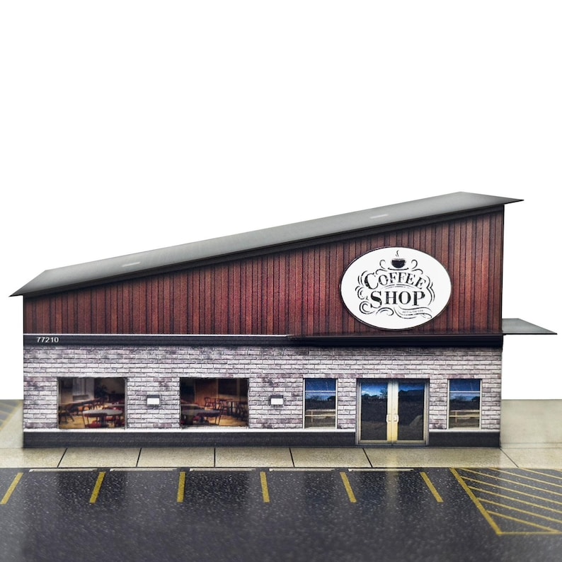 1:160 Scale "convenience Store and Coffee Shop" Photo Real Scale ...