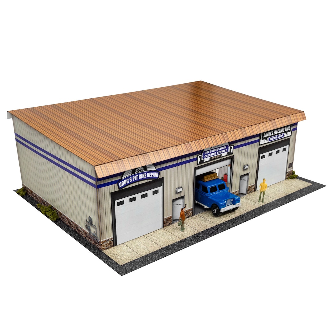 1:64 Scale "storage Building" Photo Real Scale Building Kit - Etsy