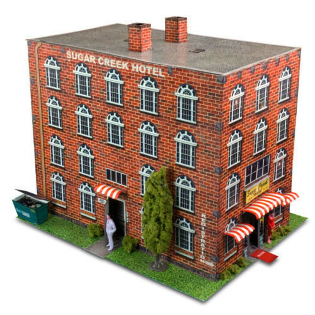 Bk 6407 1:64 Scale "hotel" Photo Real Scale Building Kit - Etsy