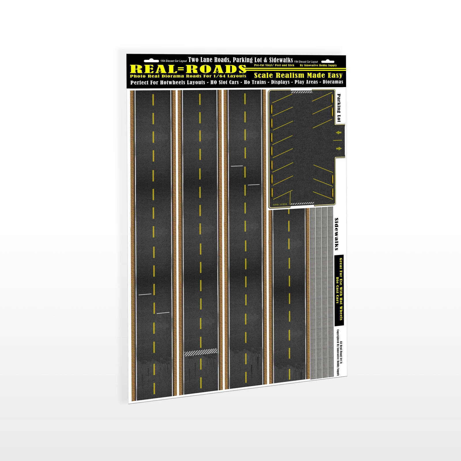 MG 9001 1/64 Scale Model Real Roads Style-1 Roads & Parking Lot - Etsy