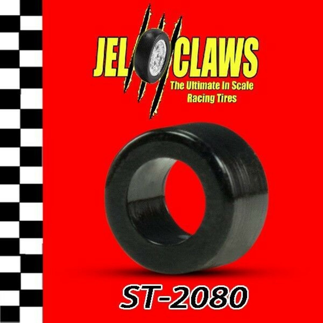 St 2080 1/64 Ho Scale Slot Car Tire for Afx Srt, Mega G, Tomy Afx Turbo ...