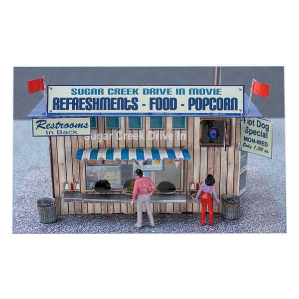 Bk 6419 1:64 Scale drive in Theatre Photo Real Scale Building Kit - Etsy