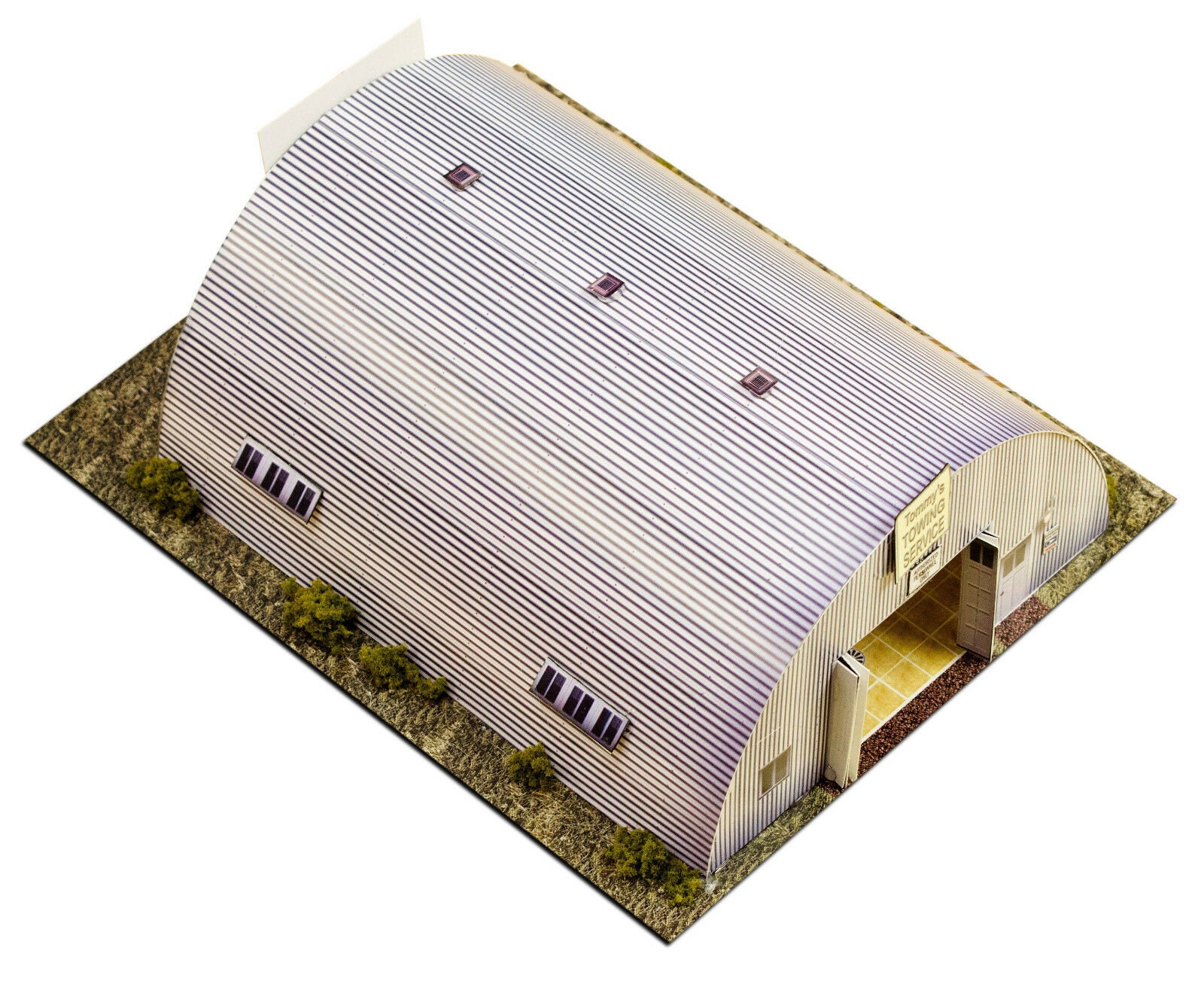 BK 8710 1:87 Scale "quonset Hut & Train Station" Photo Real Scale ...