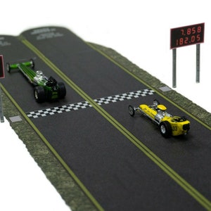 Mg 9007 1/64 Scale 1/8 Mile Drag Strip Raceway Real Roads Style 6 - Etsy