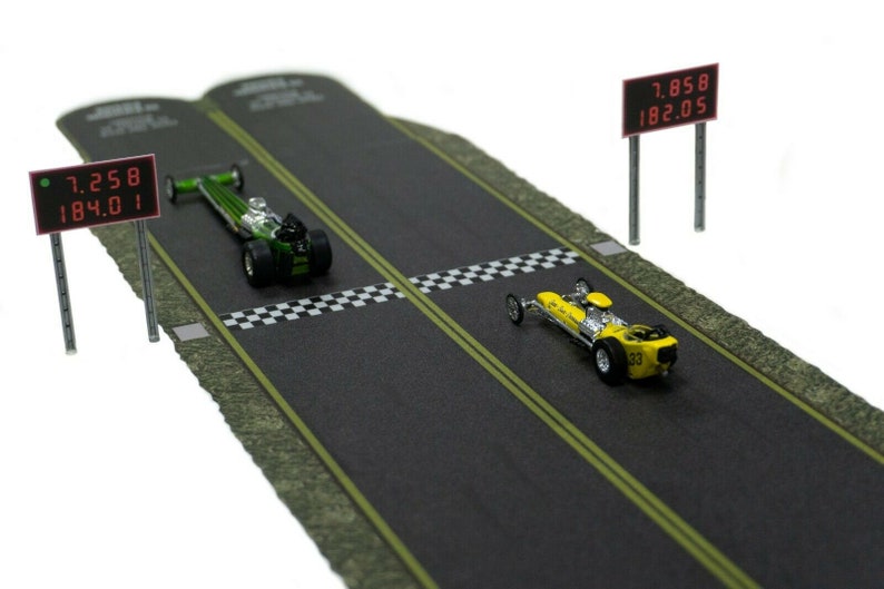 Mg 9007 1/64 Scale 1/8 Mile Drag Strip Raceway Real Roads Style 6 - Etsy