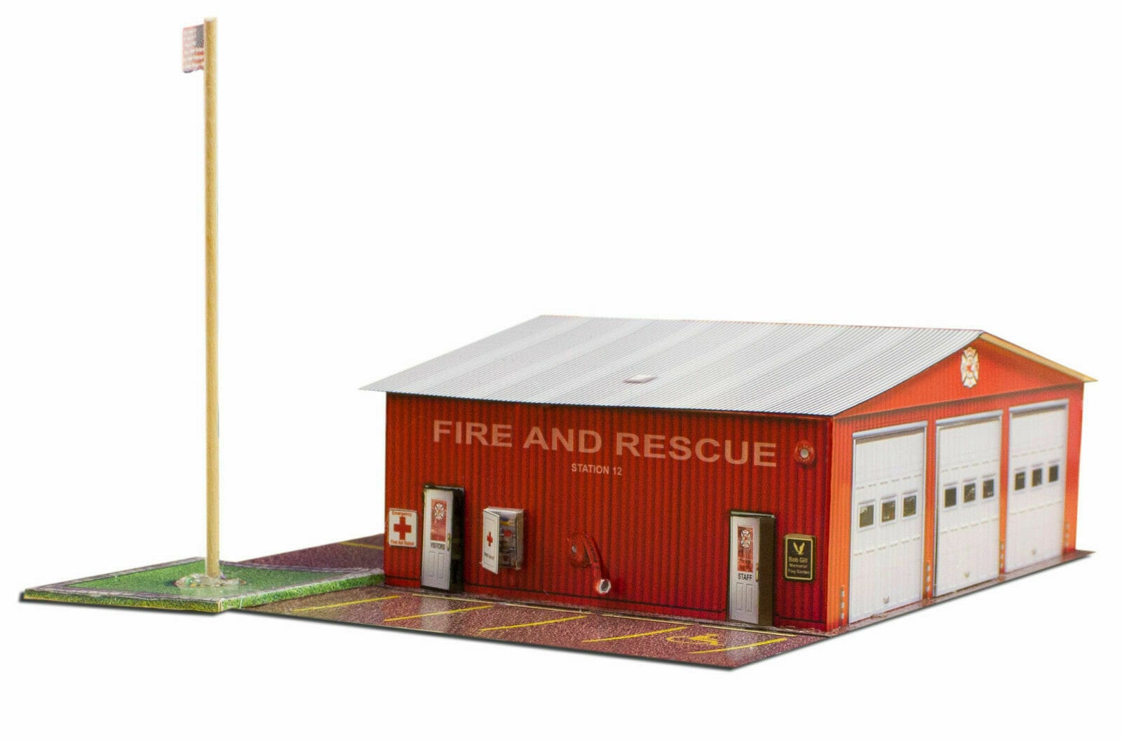 BK 3214 1:32 Scale Fire Department Building Kit - Etsy
